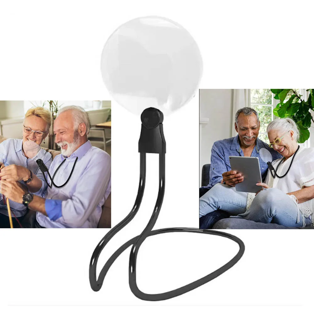 Portable-Neck-Flexible-Magnifier-Hanging-5X-10X-Hands-Free-Magnifying ...