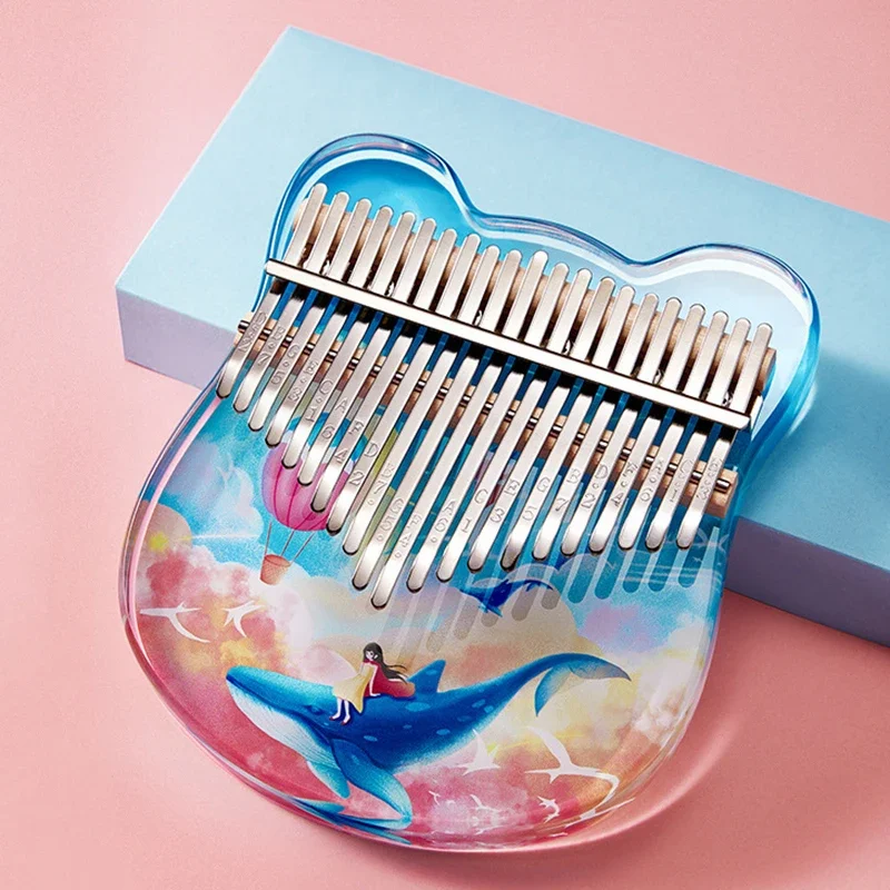 Cega-Acrylic-Kalimba-17-21-Key-Portable-Kalimbas-Thumb-Piano-Music ...