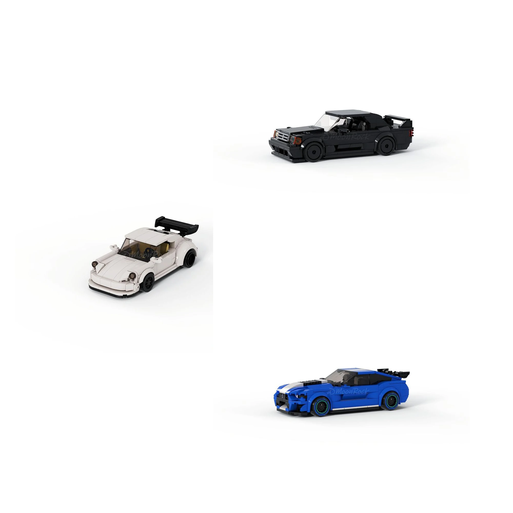 Speed-Champions-MOC-Creative-Garage-City-Vehicle-GT500-Building-Blocks ...