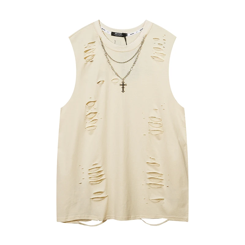 Harajuku-Summer-Solid-Color-Hip-Hop-Tshirt-Washed-Cotton-Streetwear ...