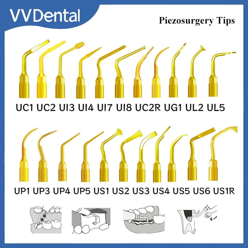 Dental-Piezosurgery-Tips-for-Mectron-Woodpecker-Ultrasonic-Bone-Cutter ...