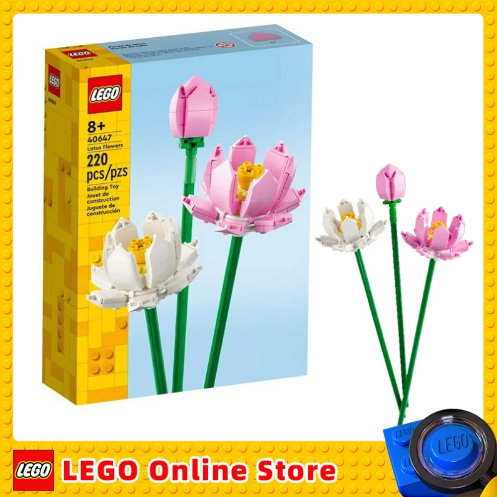 Lego-l-tus-flores-40647-para-crian-as-presente-de-anivers-rio-natal-ano ...