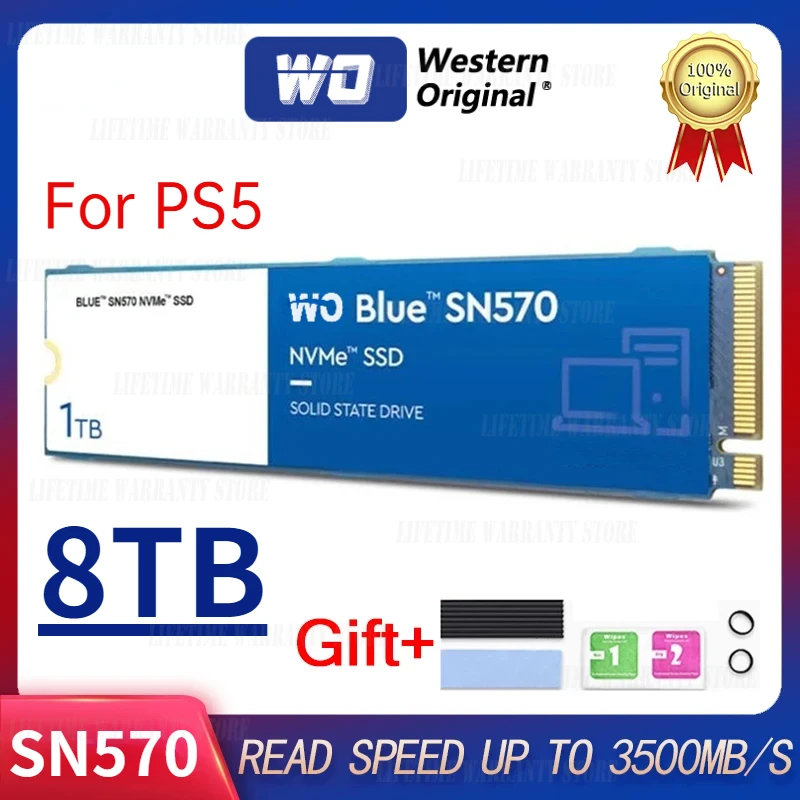Nieuwe-Sn570-Western-Originele-Nvme-Ssd-500G-1Tb-2Tb-4Tb-Gen4-Pcie-M-2 ...