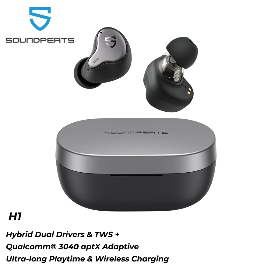 Soundpeats-h1-h-brido-dual-driver-tws-fone-de-ouvido-bluetooth-5-2-apt ...