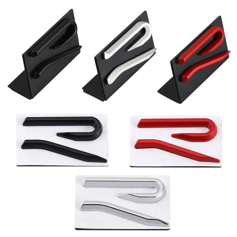 3D-New-R-Line-Logo-Car-Sticker-Front-Hood-Grille-Emblem-Badge-For ...
