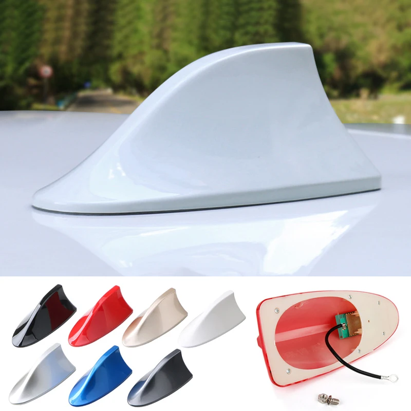 Car-Roof-Antennas-Shark-Decorative-Aerial-Antenna-Cover-Sticker-Auto ...