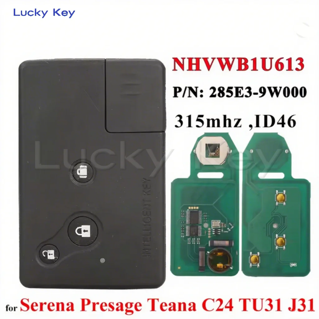 Lucky key 285E3-9W000 Car Remote Key For Nissan Serena Presage Teana ...