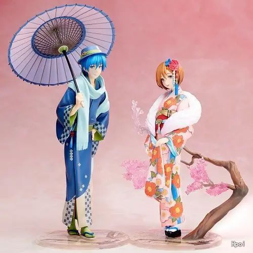 Anime Kimono KAITO & MEIKO Statue Girls PVC Figure Model Toys ...