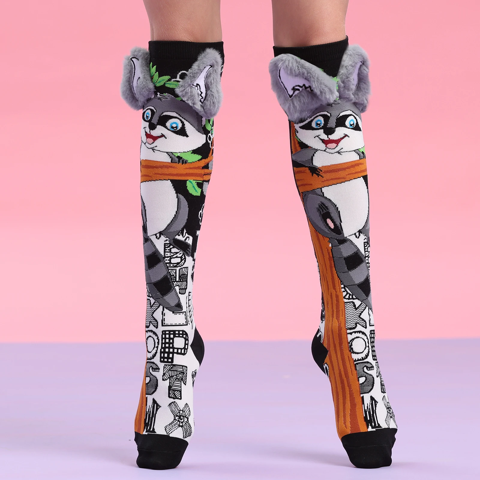 Crazy socks for kids Cute girl socks girls wacky Funky Stretch Mid to ...
