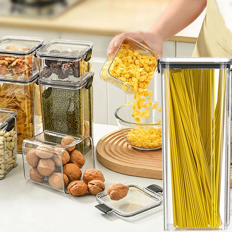 1PC Airtight Food Storage Containers Set WithLids, 2300ML large ...