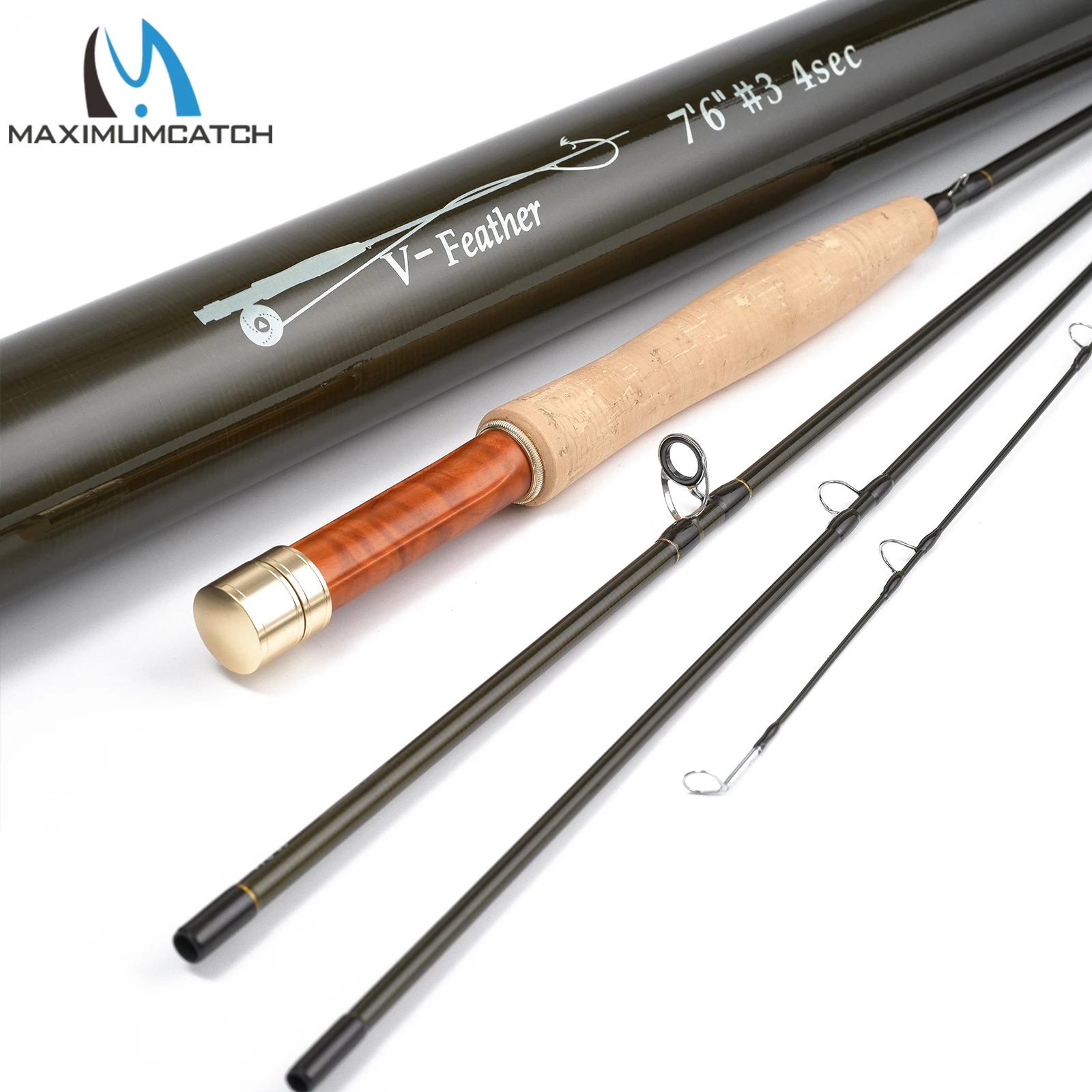 Maximumcatch Maxcatch Small Stream Creek Fly Fishing Rod 30T+36T SK ...