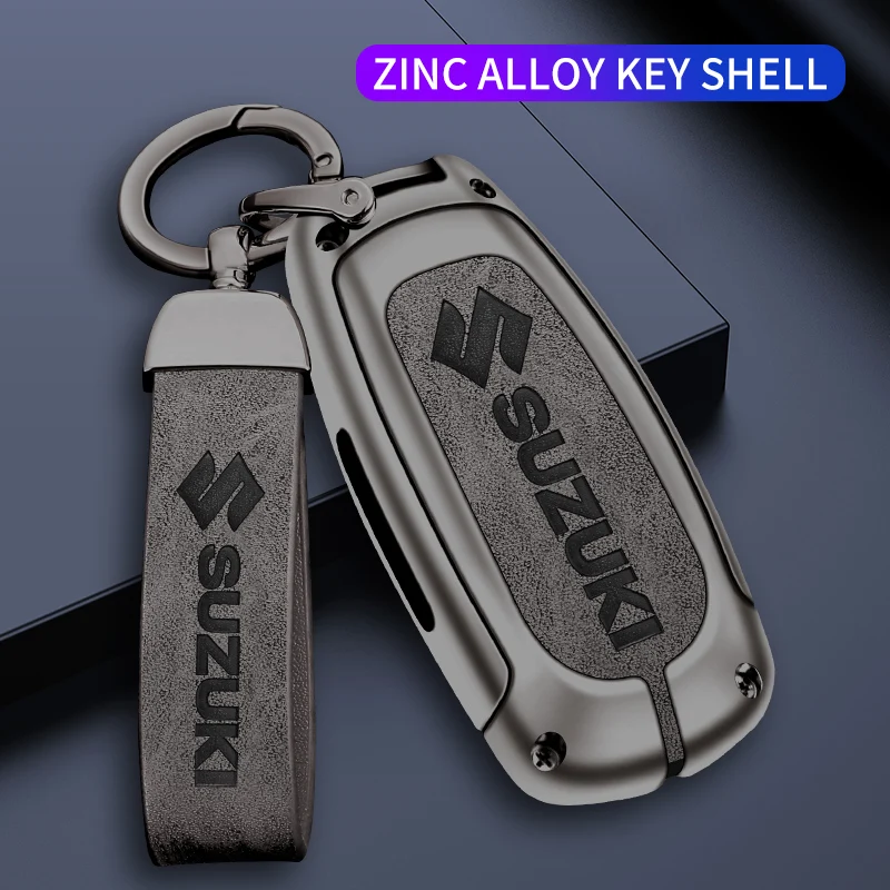 Car-Key-Case-Cover-Smart-Remote-Protector-Shell-Keychain-For-Suzuki ...