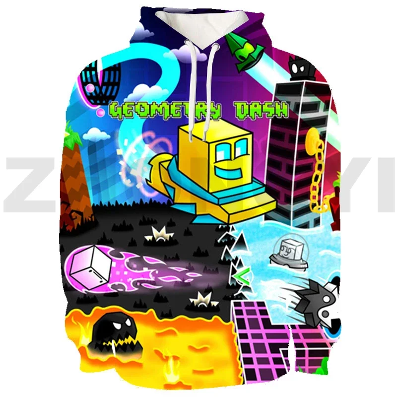 2023-Angry-Geometry-Dash-3D-Print-Hoodie-Casual-Daily-Japanese ...