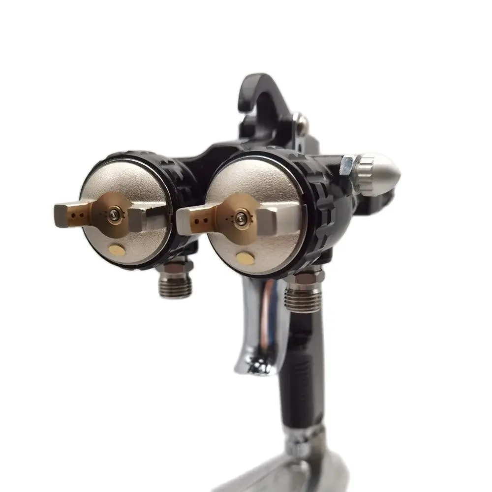 Double-Nozzle-chrome-paint-spray-Gun-Color-Plating-Spray-Gun-Waterborne ...