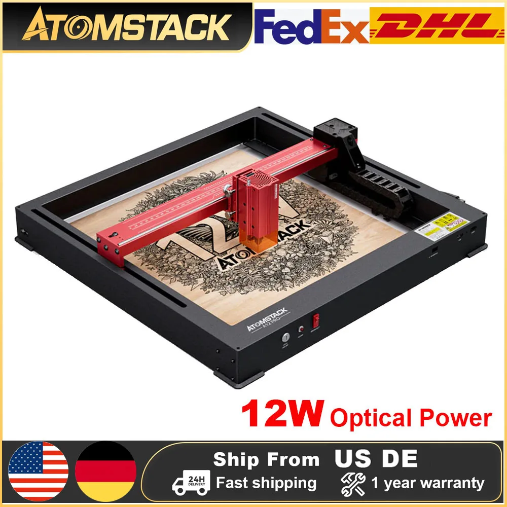 ATOMSTACK-A12-Pro-Laser-Engraving-Machine-12W-Optical-Power-Laser ...
