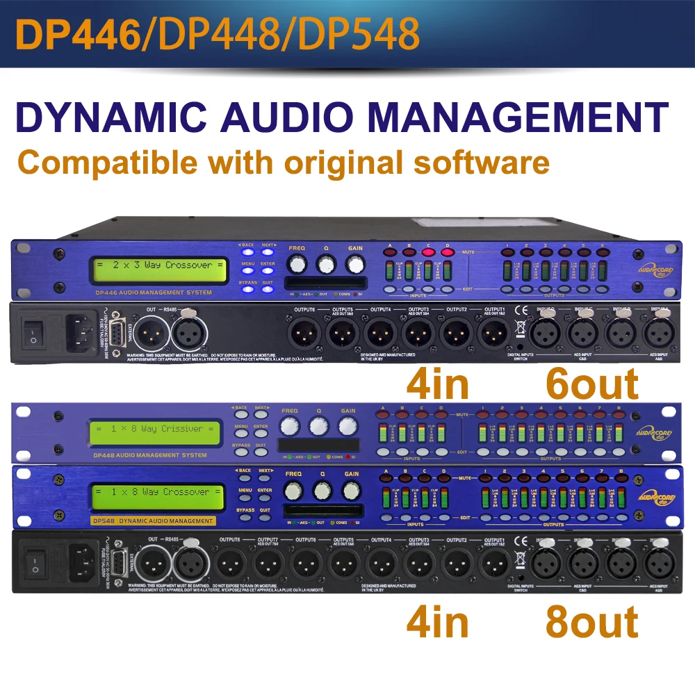 Pro-Digital-DSP-Audio-Processor-DP446-DP448-DP548-Processor-Compatible ...