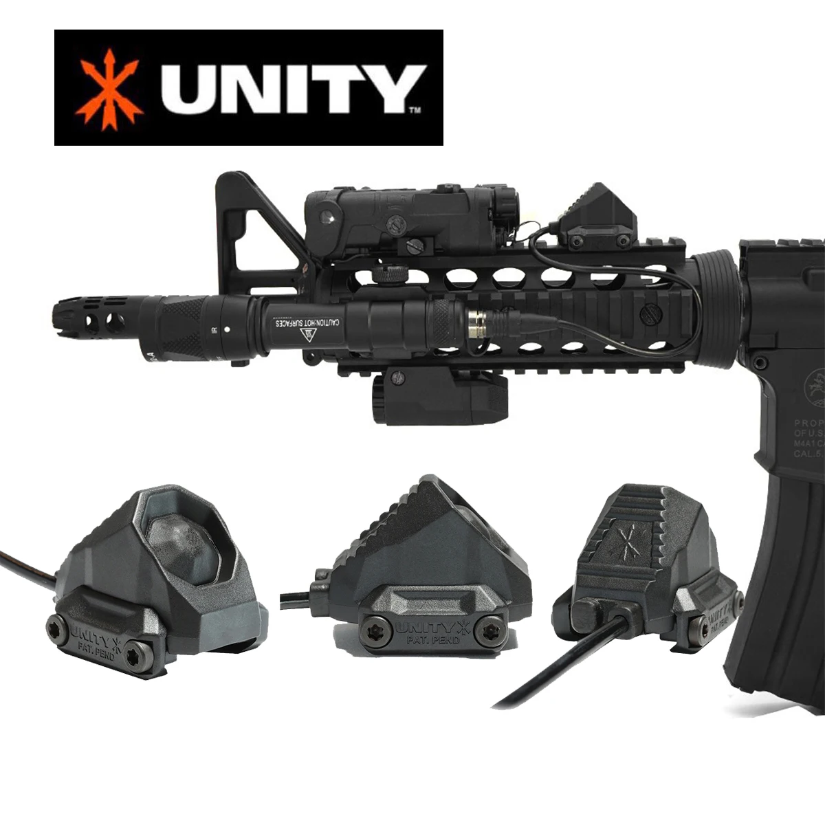 Unity ナイロン AXON SL Modbutton リモート圧力スイッチ Surefire M300 M600 2.5 3.5 SF ...