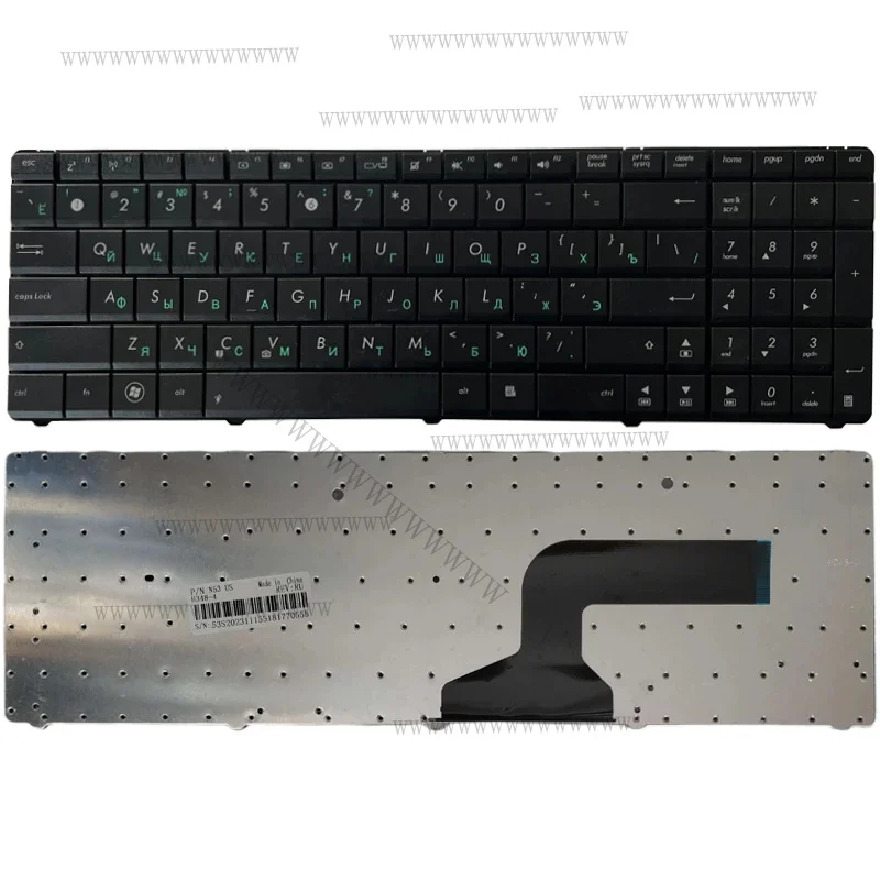 HD Russian Keyboard for Asus N53 X53 X54H k53 A53 N60 N61 N71 N73S N73J ...