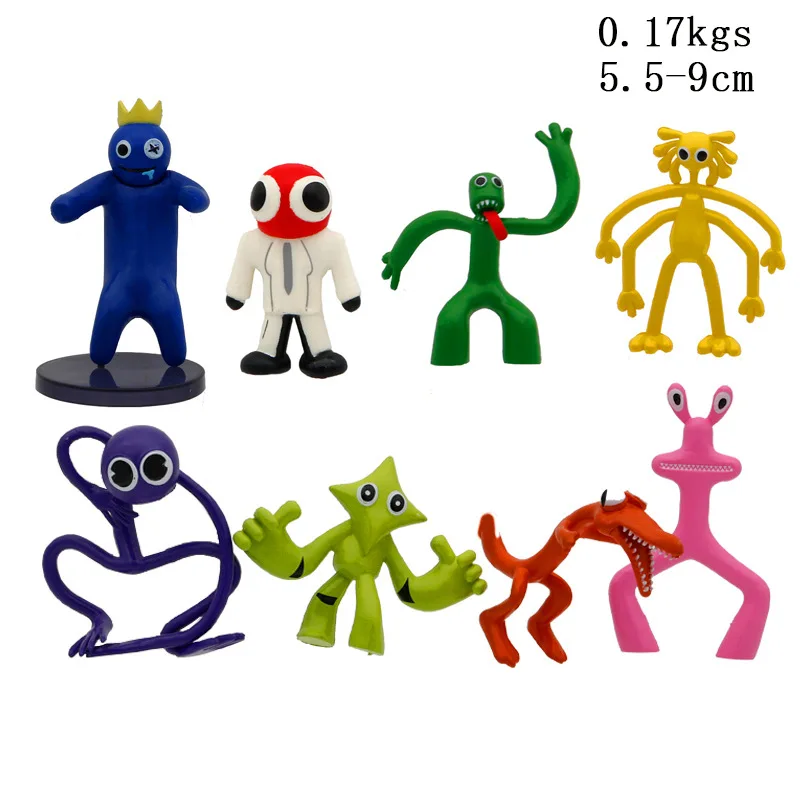 8pcs-set-anime-figure-Rainbow-Partner-Toys-Hand-Games-Rainbow-Friend ...