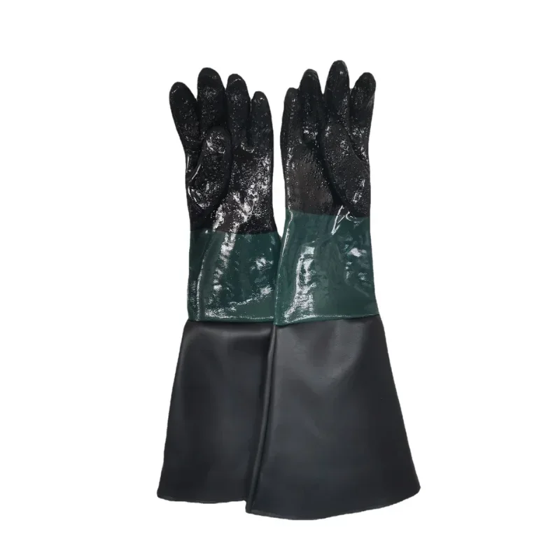 1 Pair Heavy Duty Sandblasting Gloves 65cm Work Gloves for Sandblaster ...