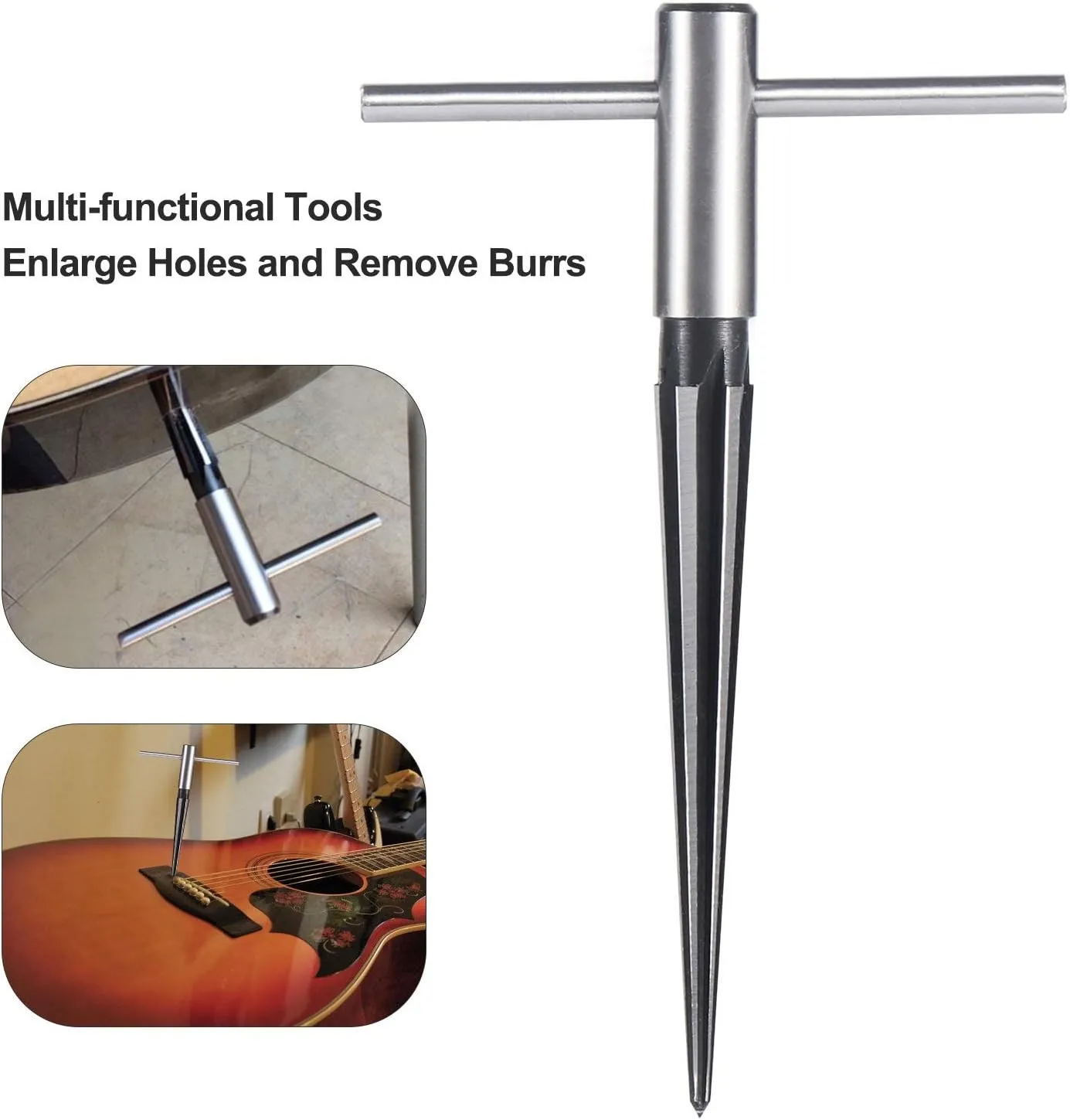 Taper-Reamer-Hand-Metal-Reamer-Deburring-Enlarge-Pin-Hole-Handheld ...