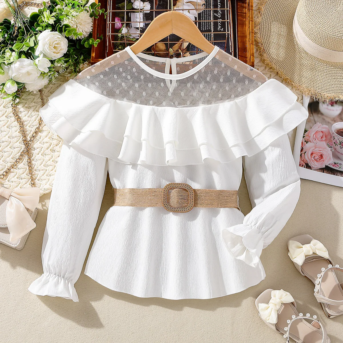 Girls-shirt-2023-net-red-children-s-clothing-spring-and-summer-8-12 ...