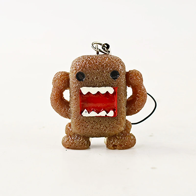 4cm Japan Domo kun Action Figure Toys Keychains Keychain Kids Gifts ...