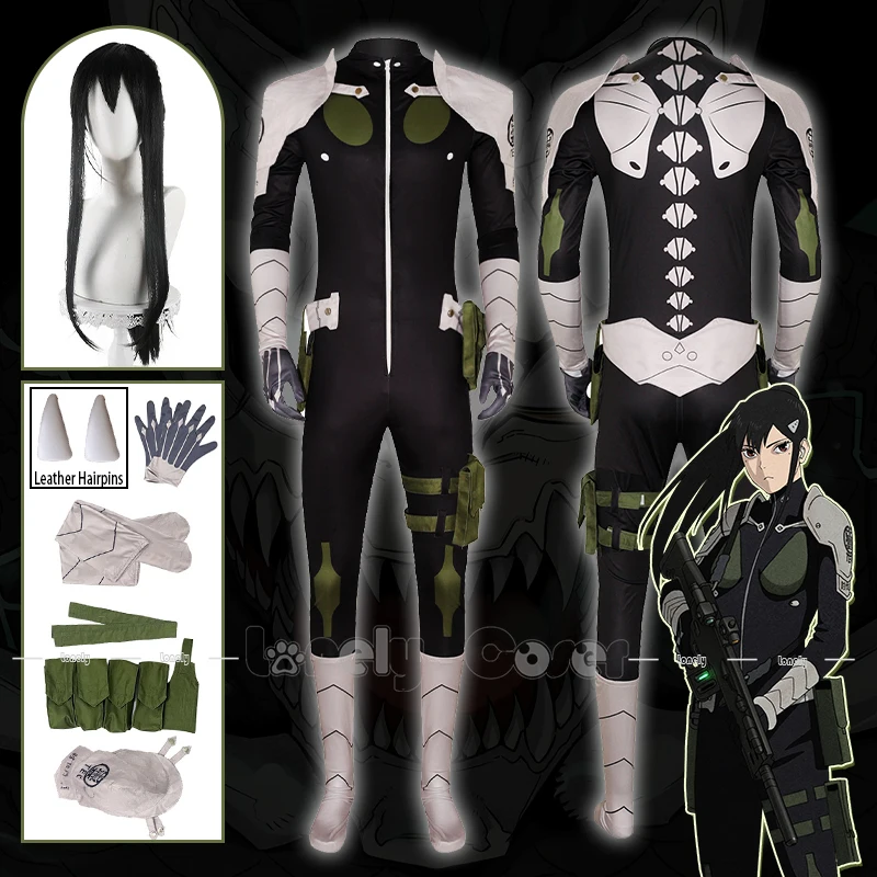 Disfraz-de-Cosplay-de-Anime-Kaiju-No-8-Mina-Ashiro-peluca-negra ...