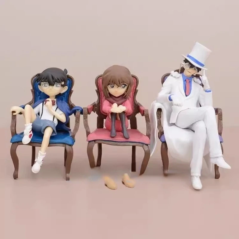 In Stock Anime Detective Conan Haibara Ai Anita Haile Sit on Chair ...