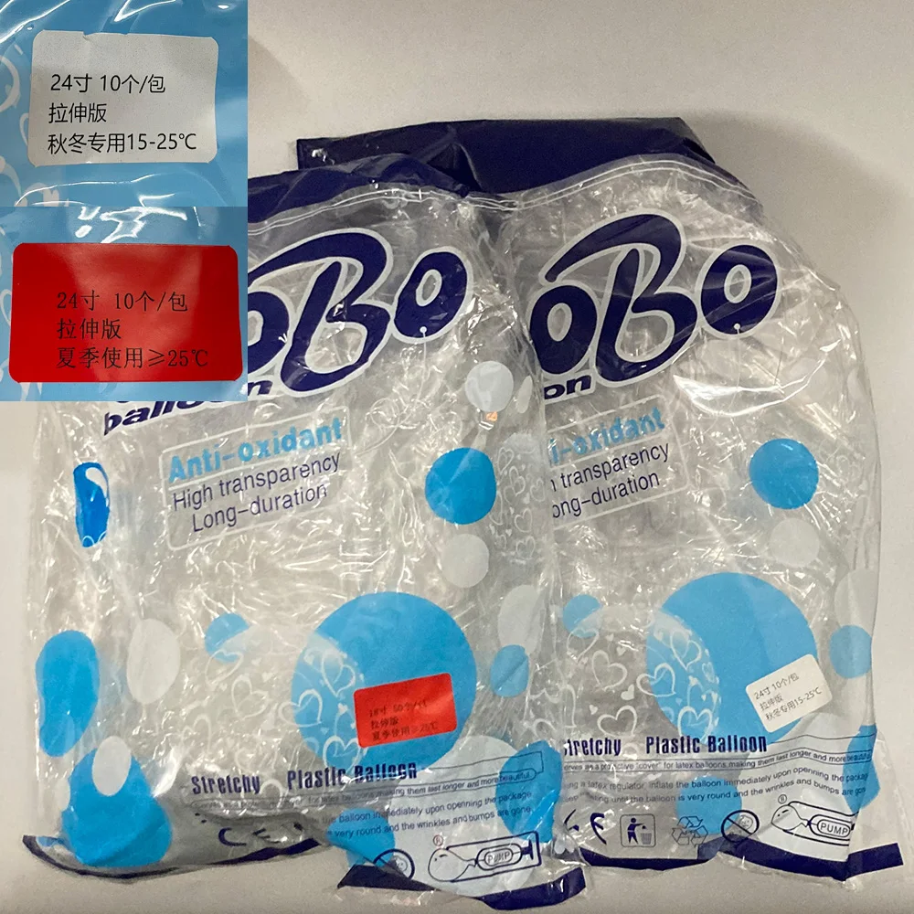 5Pc-10-24inch-Pre-Stretched-Bobo-Balloon-Ball-Big-Stuffing-Transparent ...