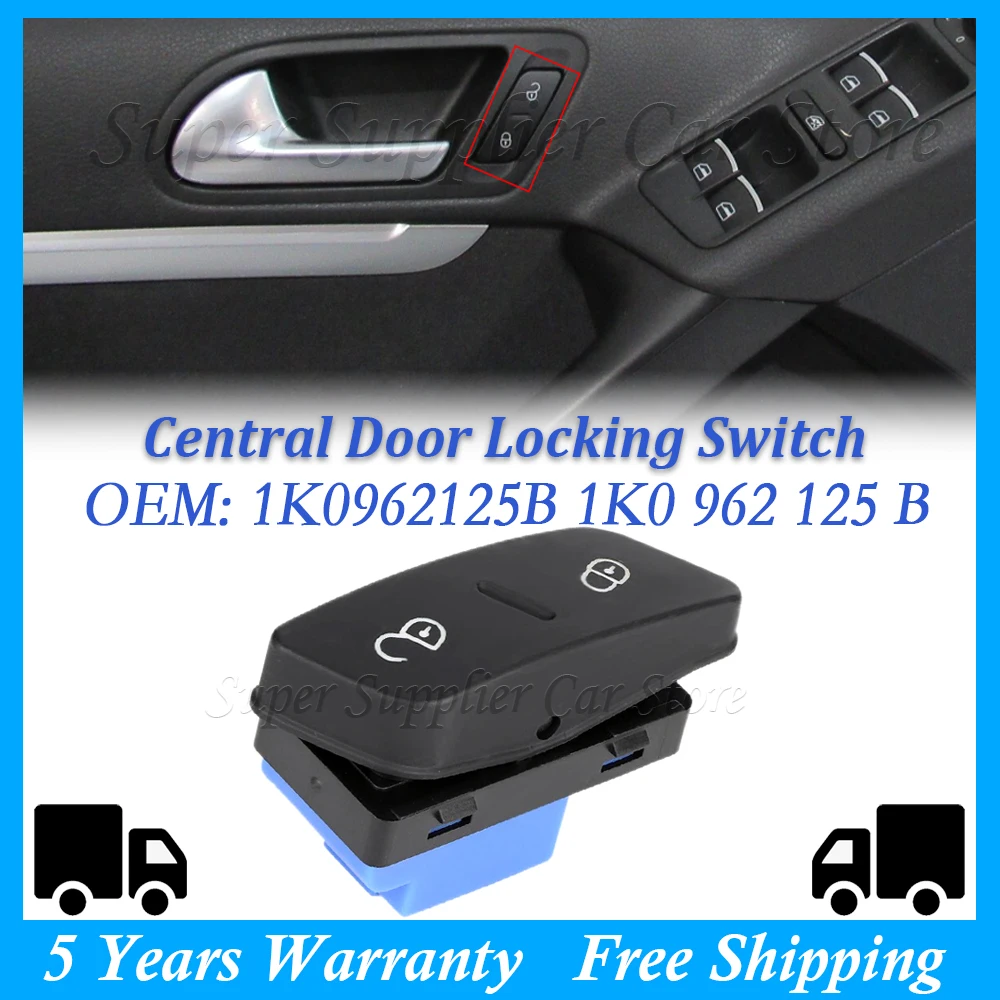1PC For VW Jetta Golf 5 MK5 Passat CC Tiguan Car Central Door Lock ...