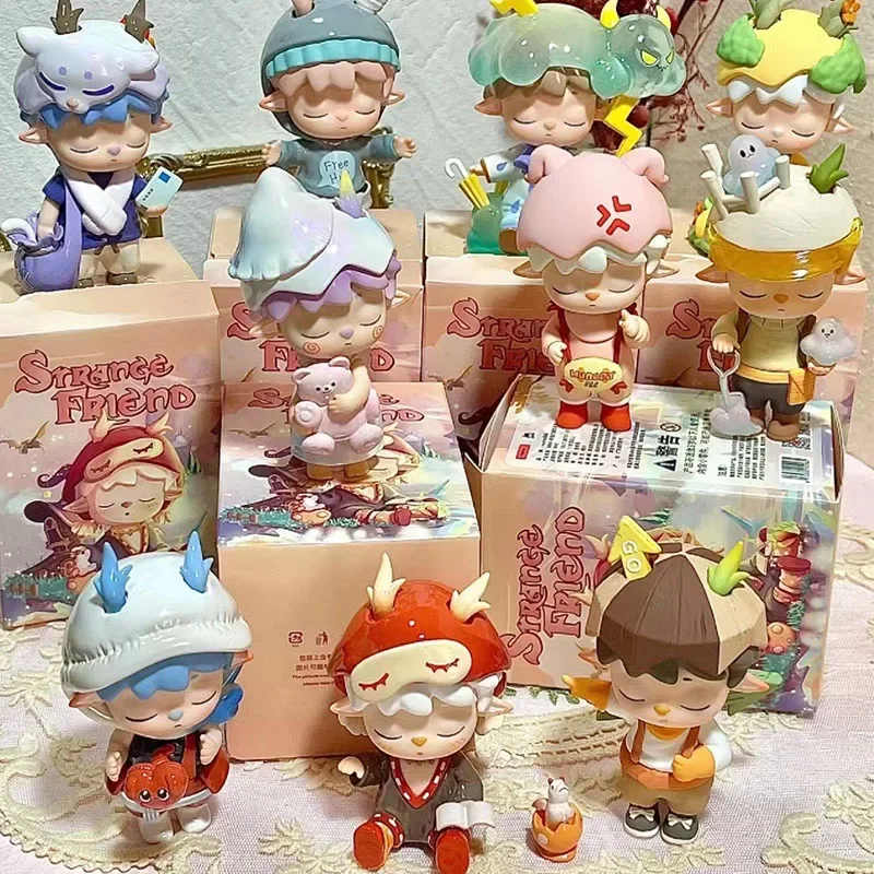 Mimi Strange Friend Series Blindbox Toys Kawaii Anime Action Figure ...
