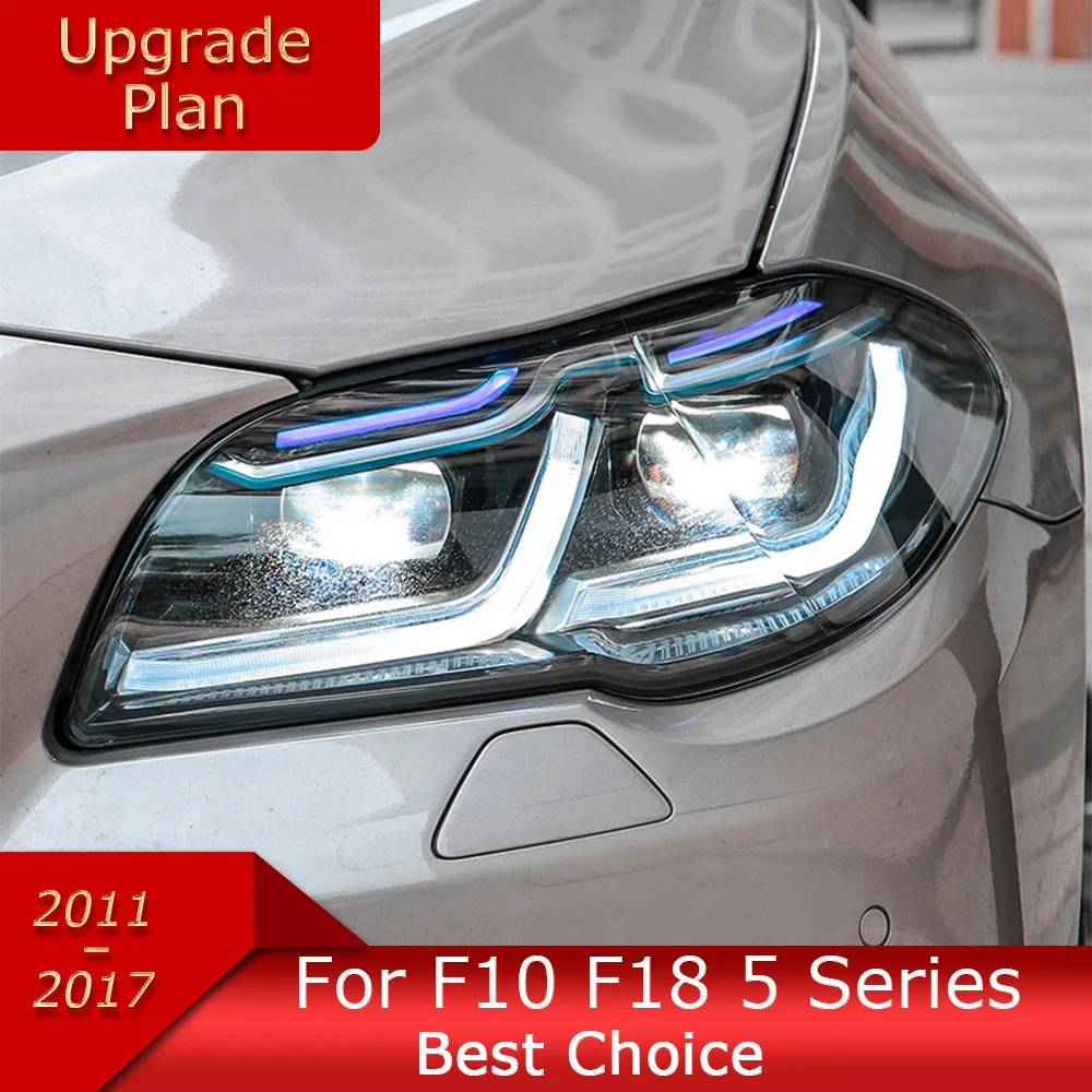 Car-Lights-For-BMW-F10-F18-5-Series-2011-2016-LED-Auto-Headlight ...