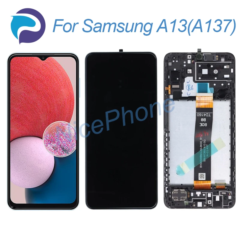 Samsung A137 Lcd Screen + Touch Digitizer Display 2408*1080 Sm-a137f ...