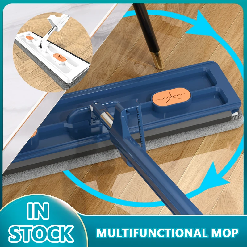 2023-New-Large-Flat-Mop-360-Rotating-Cleaning-Self-contained-Slide ...