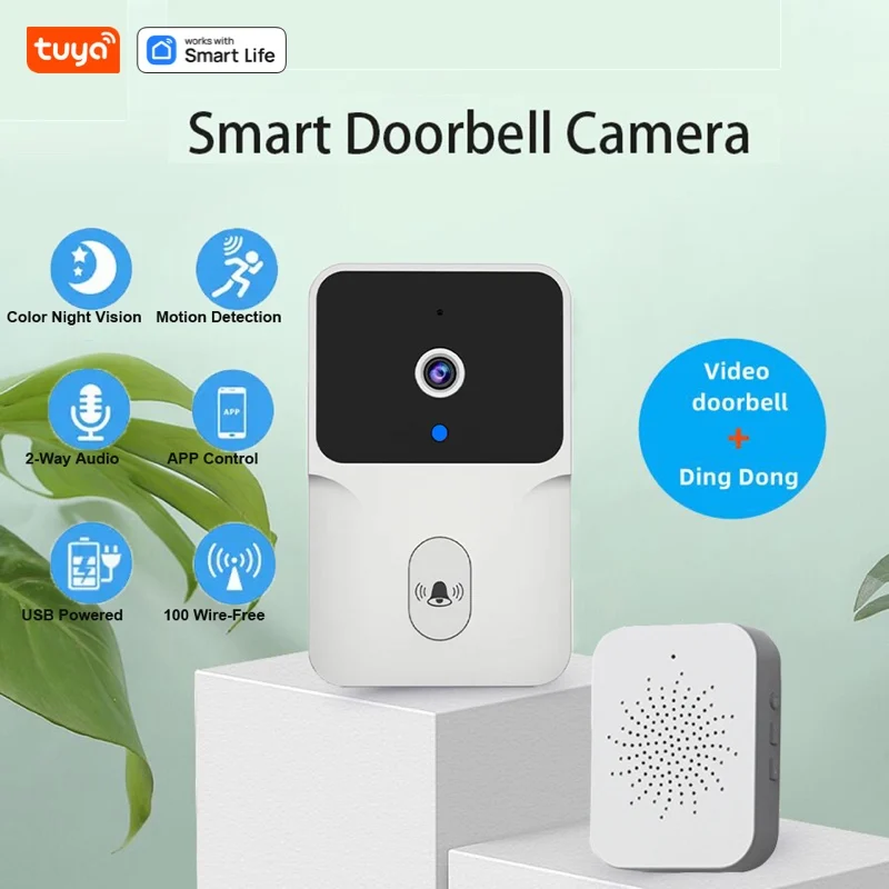 Tuya-Smart-Home-Doorbell-Camera-WIFI-Wireless-Doorbell-DC-AC-Battery ...