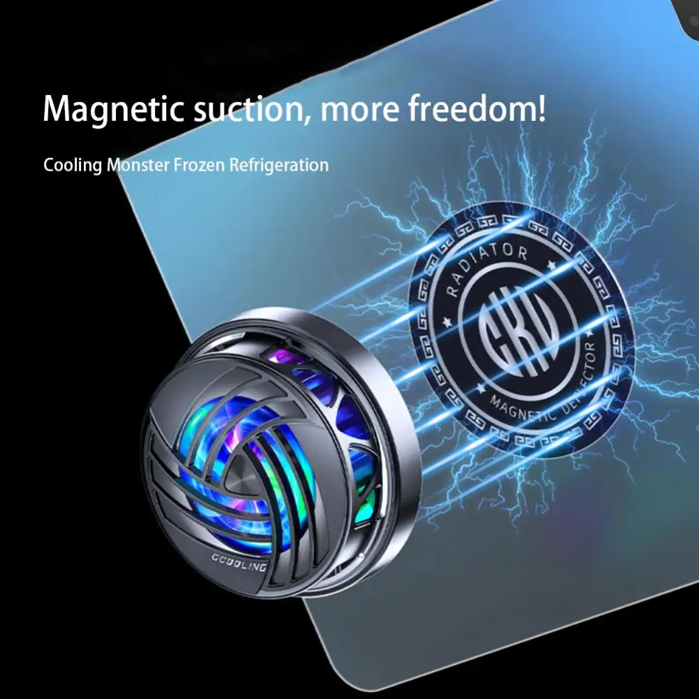 Cooling-Fans-Game-Cooler-Magnetic-Aluminum-Alloy-Type-c-Input-For-Phone ...