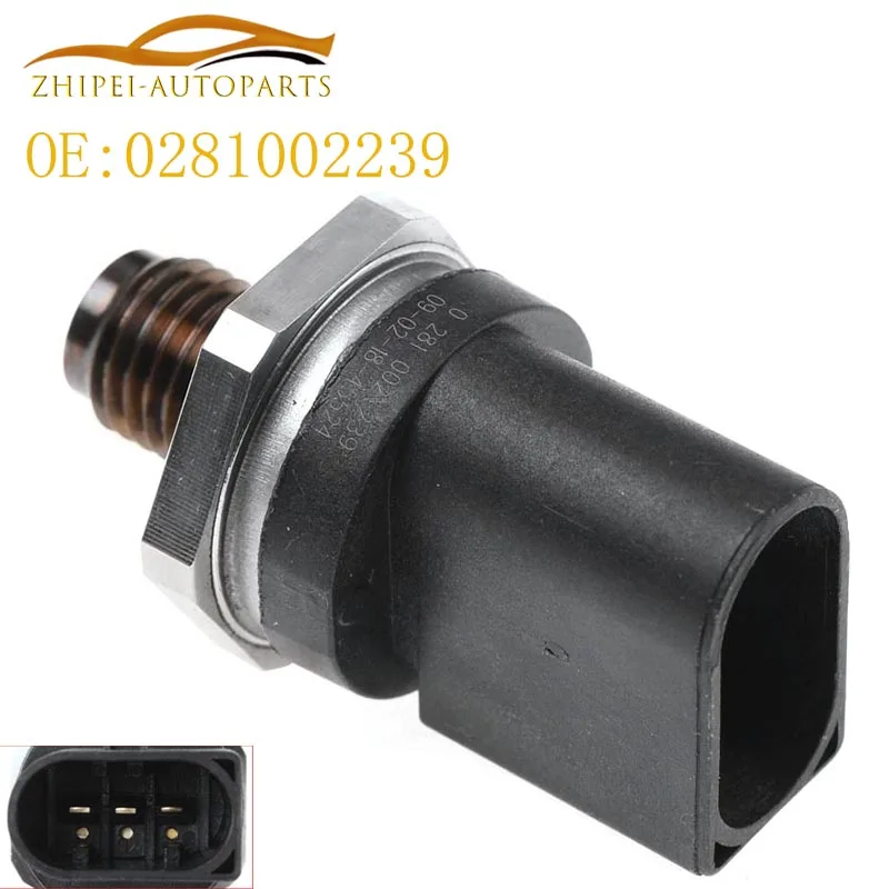 0281002239 Fuel Rail High Pressure Sensor Car 0041537528 0281002499 ...