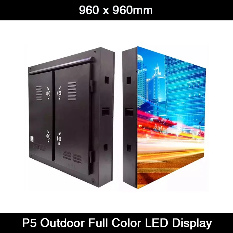 8Pcs-Lot-Outdoor-Fix-Installation-P5-LED-Display-Screen-Waterproof-960 ...