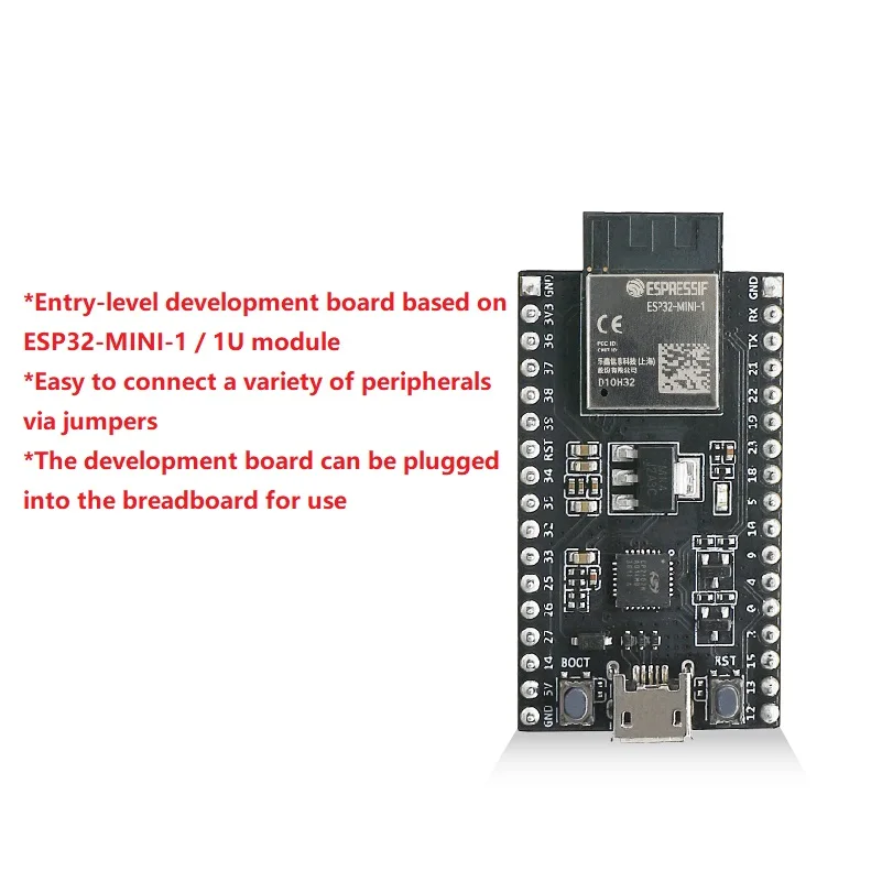 Esp32 Devkitm 1 Development Board Equipped With Esp32 Mini 1 Esp32 Mini 1u Modules Can Be
