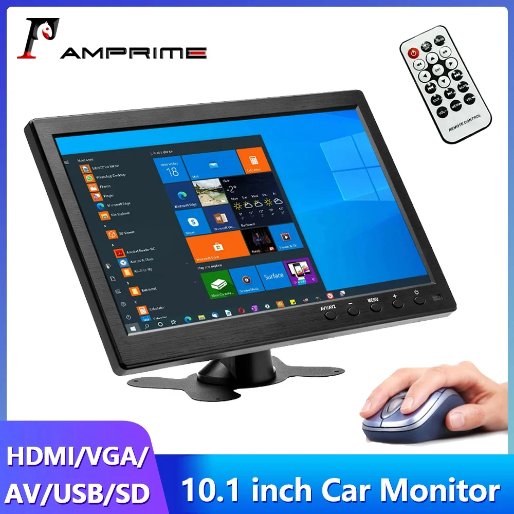 AMPrime-10-1-Car-Monitor-Mini-TV-Computer-Display-LCD-HD-Screen-Car ...
