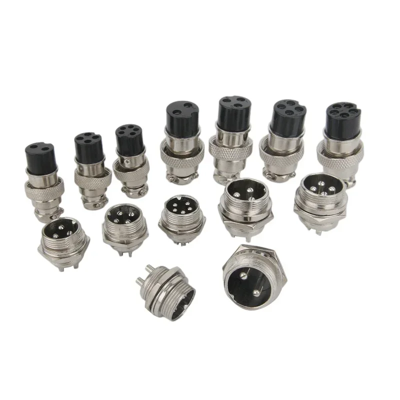 GX12 GX16 GX20 2/3/4/5/6/7/8/9/10 Pin Male Female Butting Wire Cable ...
