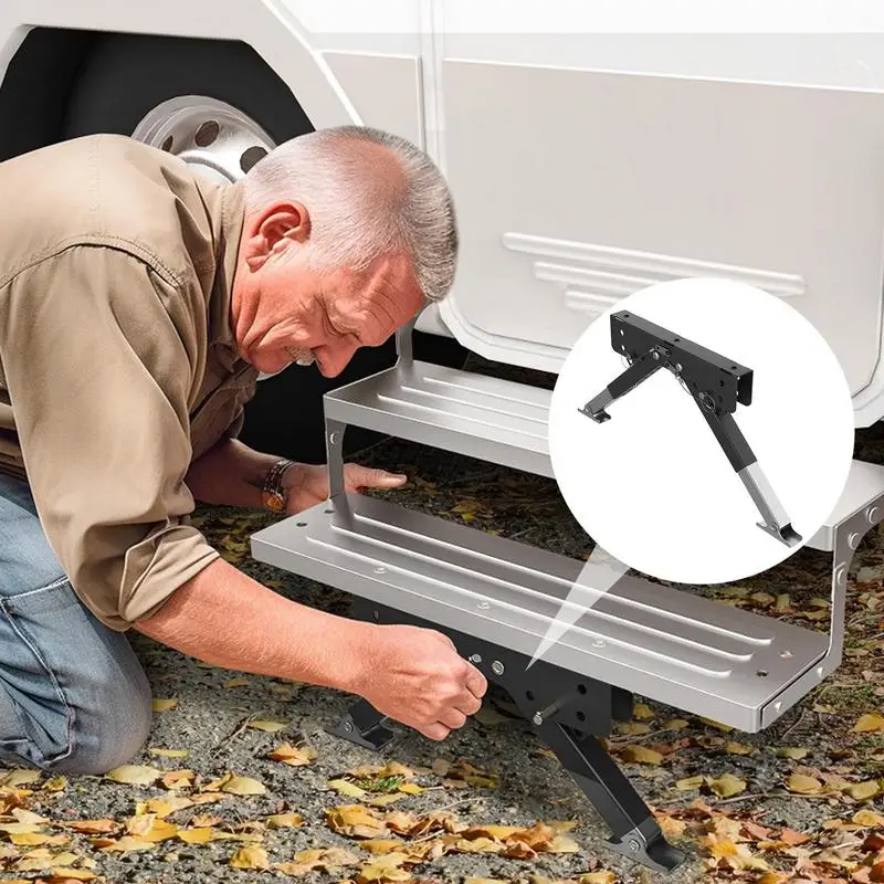 Stabilizer-For-RV-Steps-Heavy-Duty-Foldable-Ground-Stabilizer-Support ...