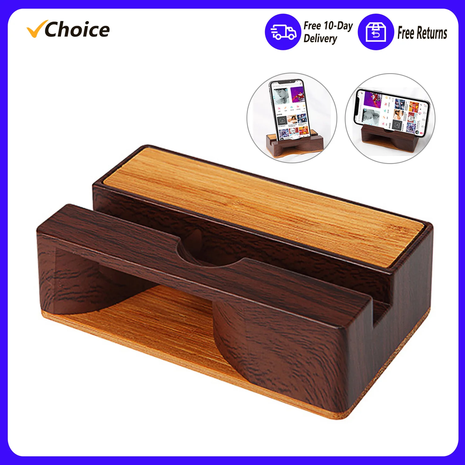 Mobile-Phone-Sound-Amplifier-Stand-Wooden-Cell-Phone-Stand-with-Sound ...