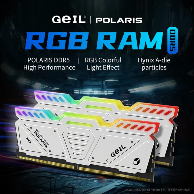 GeIL Memori Ram Ddr5 5600MHZ 6000MHZ 7200MHZ Mendukung XMP, 52% OFF