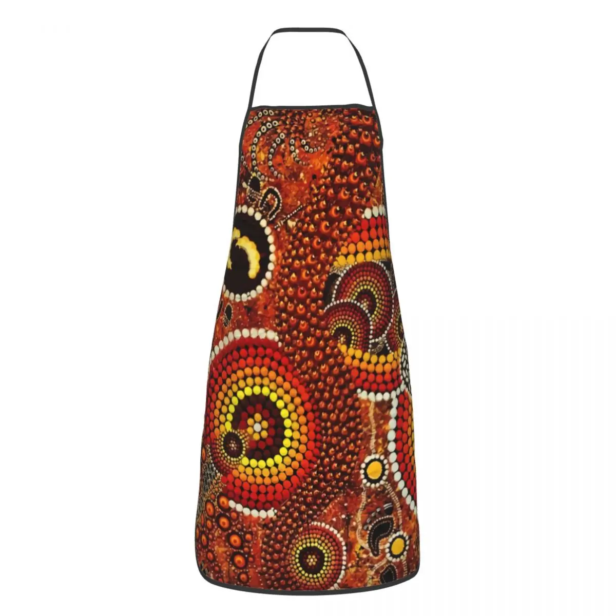 Custom-Unisex-Australian-Aboriginal-Art-Bib-Apron-Adult-Women-Men-Chef ...
