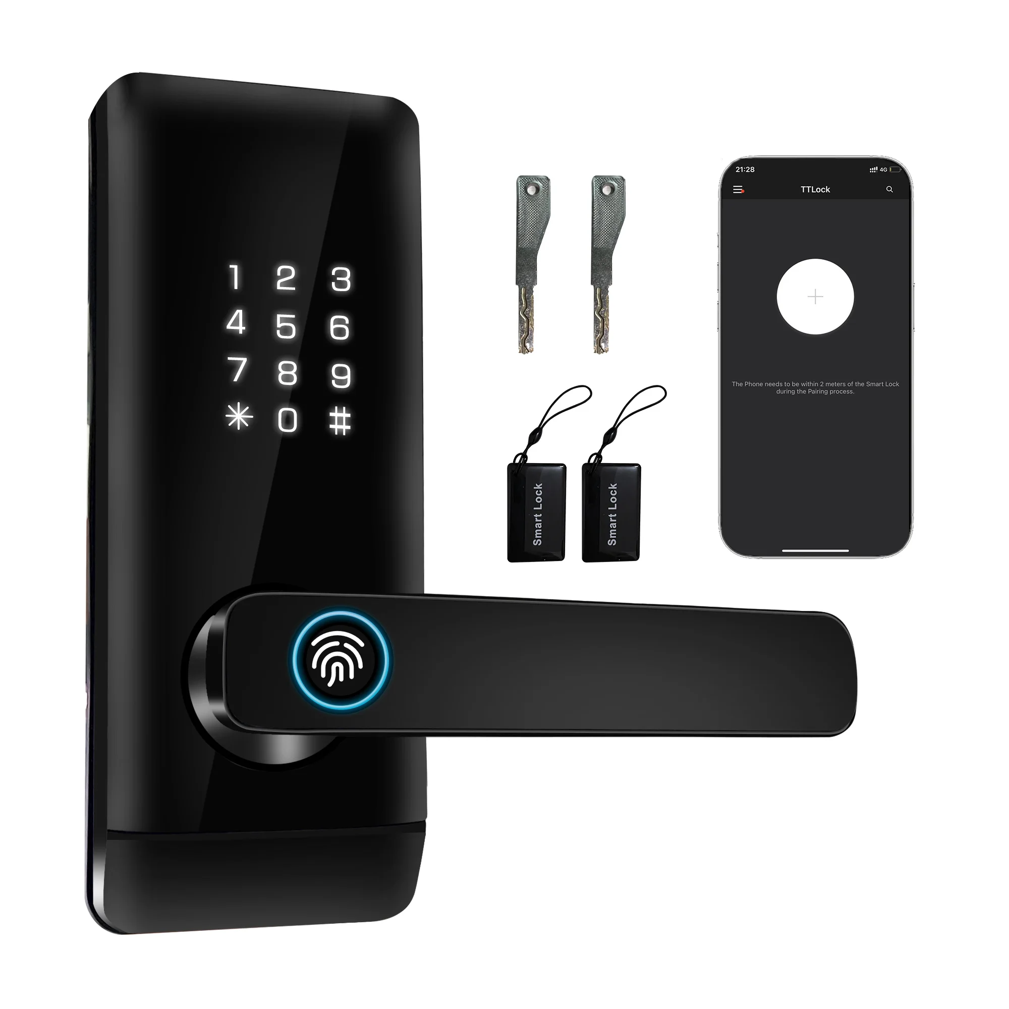 TTLOCK-App-Fingerprint-Smart-Door-Lock-With-Biometric-Fingerprint ...