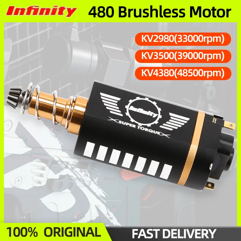 Infinity-480-Brushless-Motor-KV2980-KV3500-KV4380-2-4S-Lipo-High-Torque ...