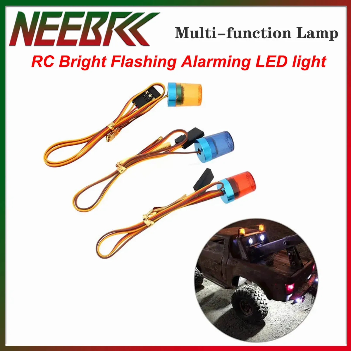 NEEBRC RC LED multi-fonction circulaire Ultra lumineux lampe strobage ...