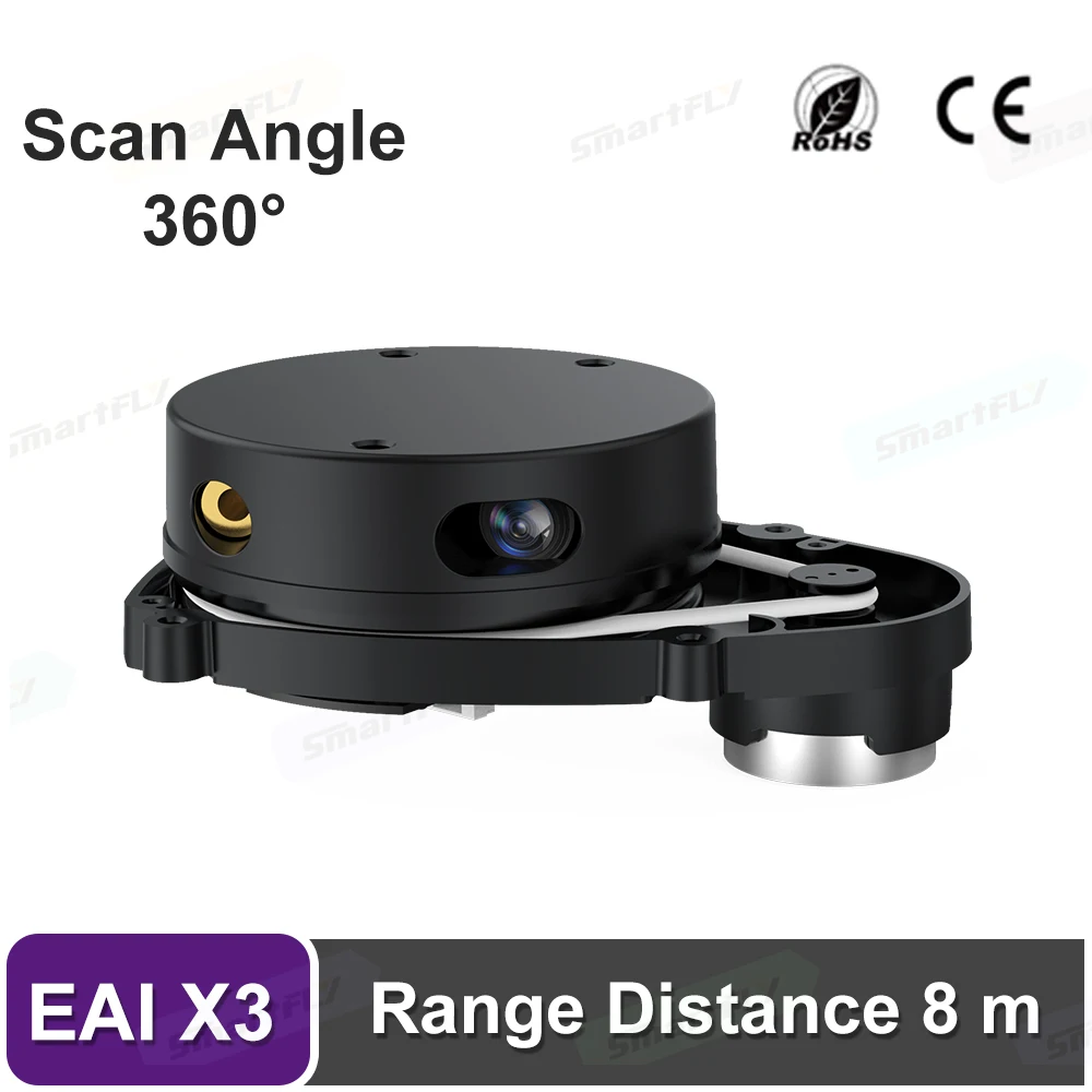 Smartfly Lidar YDLIDAR X4 PRO Range Distance 10 M, 42% OFF